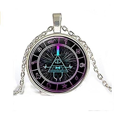 Gravity Falls Bill Cipher Wheel Scrabble Pendant，Unique Hand Designed ...