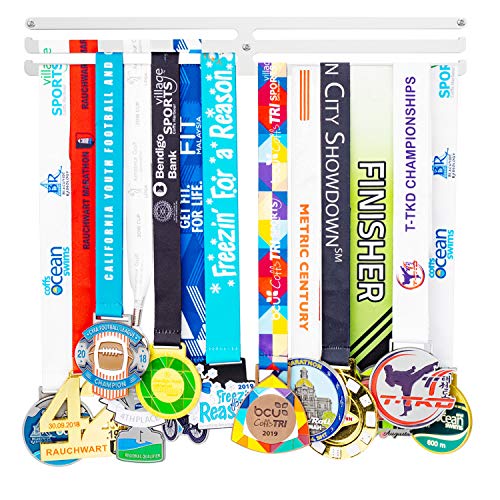 Miayork Medal Holder Display Hanger Rack Medals-Black Medal Holder Wall ...