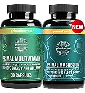 Amazon.com: Multivitamin for Women and Men by Primal Harvest Vitamin A ...
