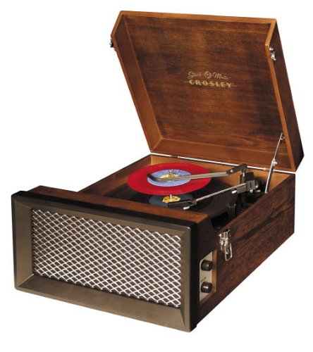 Crosley CR85 Collegiate Stack-o-Matic Turntable, Walnut | Amazon price ...