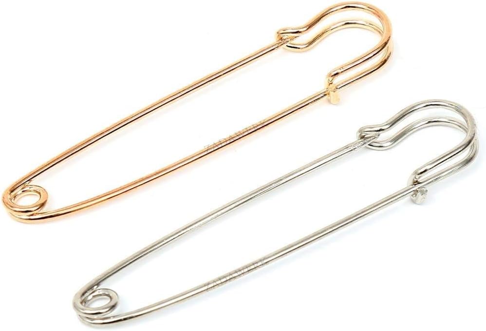ZADAWERK® Imperdible - Extra Grande - Dorado & Plateado - 20piezas-Pin ...