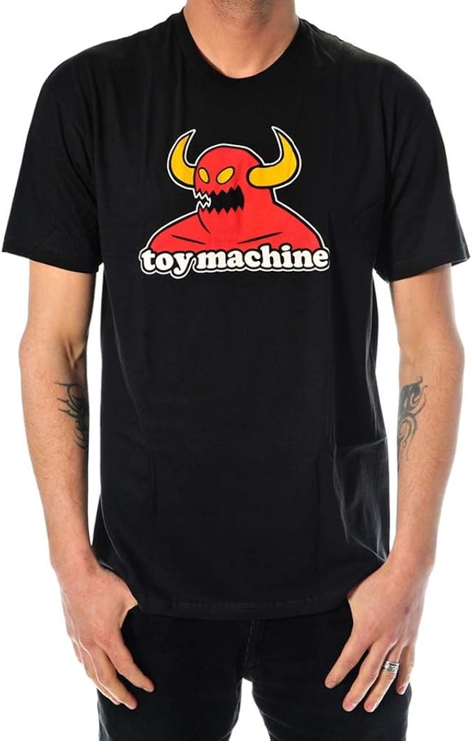 Toy Machine Monster black T-Shirt Size S: Amazon.co.uk: Clothing