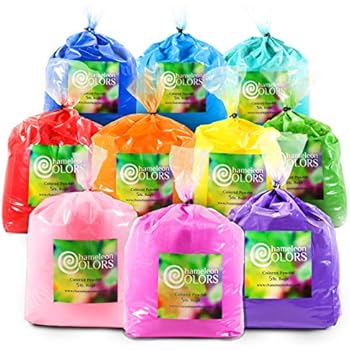 Amazon.com: 25 Assorted Color Powder Packets - Ideal for fun runs ...