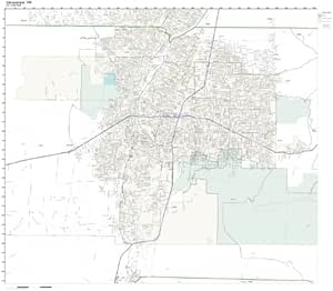Amazon.com: ZIP Code Wall Map of Albuquerque, NM ZIP Code Map Laminated ...