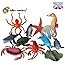 Lello & Monkey Sea Creature Toy Animal Figures - set of 12 boxed ...