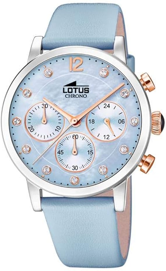 Lotus Womens Chronograph Quartz Watch with Leather Strap 18674/3 ...