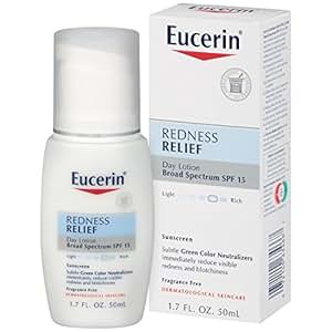 Amazon.com : Eucerin Redness Relief Day Lotion Broad Spectrum SPF 15 1. ...