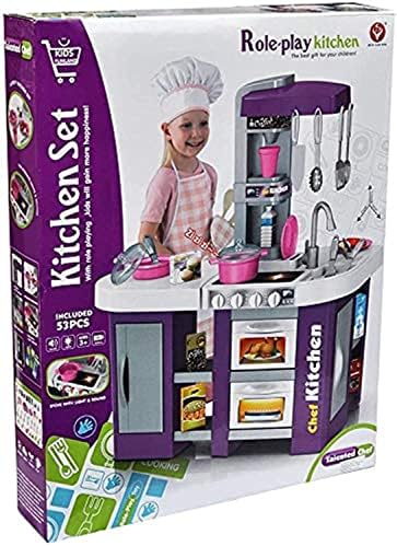 BOYA-TOYS Kitchen Set,Little Chef Pretend Play cooking big Kitchen Kit ...