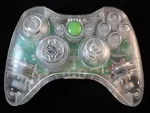 Amazon.com: CLEAR Xbox 360 Modded Controller (Rapid Fire) COD Black Ops ...