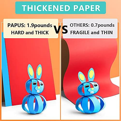 PAPUS Origami Paper 500 Sheets 20 Colors Double Sided Colors 6inch ...