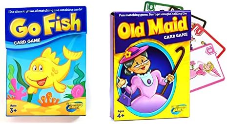 Continuum Games Go Fish Classic Card Game Fun for Children Age 3 and Up ...