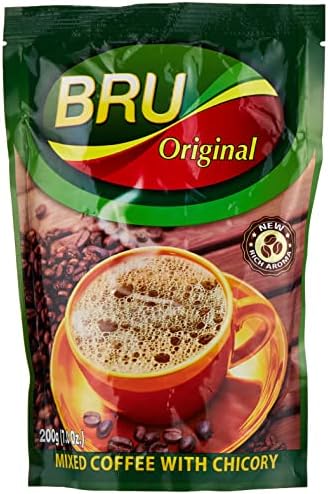 Bru Original Coffee Powder | Rich Aroma Blend | Instant Coffee Pouch ...