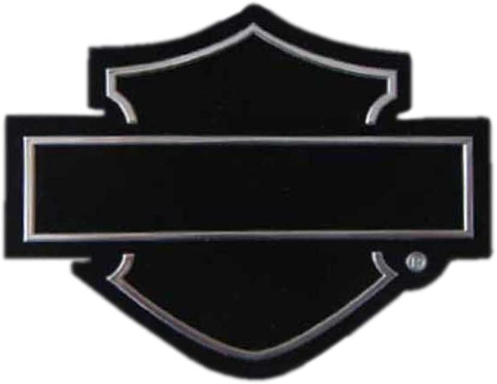 Amazon.com: Harley-Davidson Blank Bar & Shield PVC & Microfiber Emblem ...