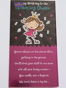 HALLMARK HAPPY BIRTHDAY POEM TO THE DANCING QUEEN BIRTHDAY GREETING ...
