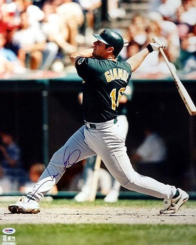 Jason Giambi Athletics Autograph, Athletics Jason Giambi Autograph