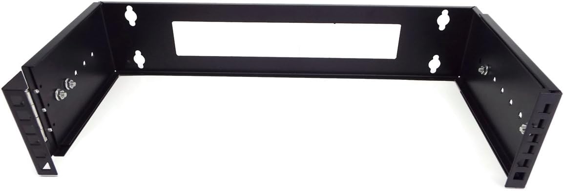CNAweb 2U 19-Inch Hinged Extendable Wall Mount Bracket Network ...
