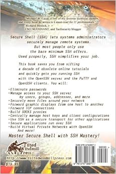 Amazon.com: SSH Mastery: OpenSSH, PuTTY, Tunnels and Keys ...
