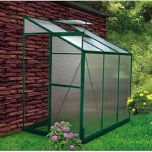 Amazon.com : 4' x 6' x 7' 3" 4mm Double Wall Polycarbonate Lean-to ...