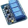 DZS Elec 2-Pack 5V 4-Channel Relay Module with Optocoupler Active Low ...