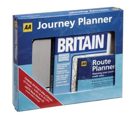 Aa Journey Planner- Blue Pack: Aa Driver's Atlas Of Britain, Cd Case ...
