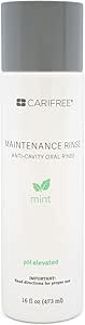 Amazon.com : CariFree Maintenance Rinse (Mint): Fluoride Mouthwash ...