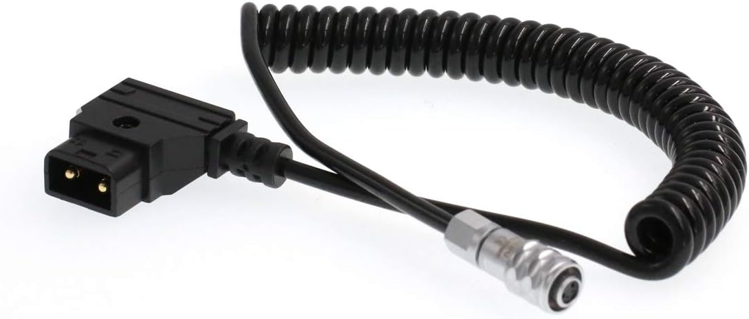 Eonvic D-Tap to 2-Pin Cable for Blackmagic Pocket 4K Camera (Coiled ...