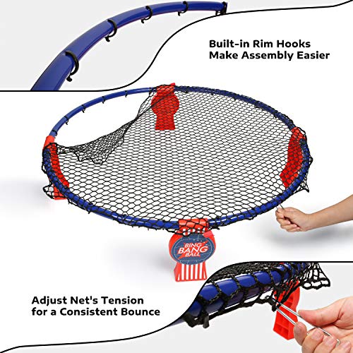 A11N Bing Bang Ball Game Set - Includes Playing Net, 3 Balls, Bag and ...