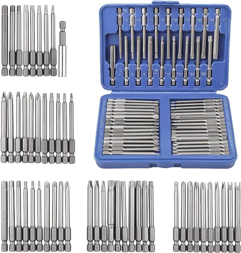 Screwdriver Bit Set, Security Bit Set Extra Long Magnetic Driver Kit ...