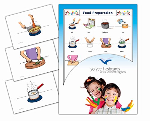 Buy Food Preparation and Cooking Flash Cards for Language Development ...