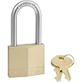 Master Lock 140DLF Solid Brass Padlock with Key, 1 Pack - - Amazon.com