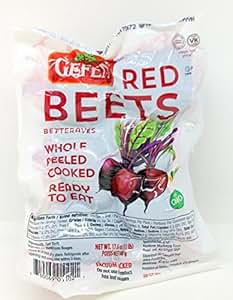 Gefen "Red Beets" Whole, Peeled, Cooked, Ready to Eat, Vacuum Packed 1 ...