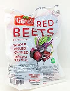 Gefen "Red Beets" Whole, Peeled, Cooked, Ready to Eat, Vacuum Packed 1 ...