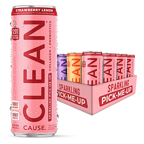 CLEAN Cause Variety Pack Sparkling Pick-Me-Up with Prebiotics ...