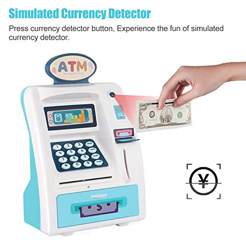 Kids ATM Machine, Electronic Money Coin ATM Savings Bank With ...