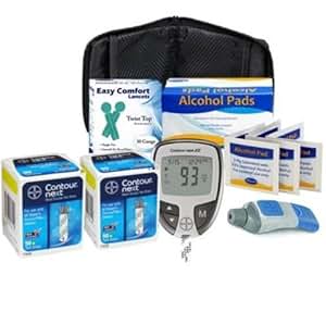 Amazon.com: Bayer Contour Next Ez Meter, Bayer Contour Next Test Strips ...