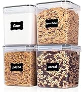 Amazon.com: Large Food Storage Containers 5.2L / 176oz, Vtopmart 4 ...