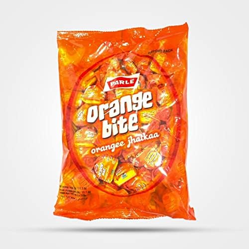 Parle Orange Bite Candy - Tangy and Delicious Orange Flavored Candy ...