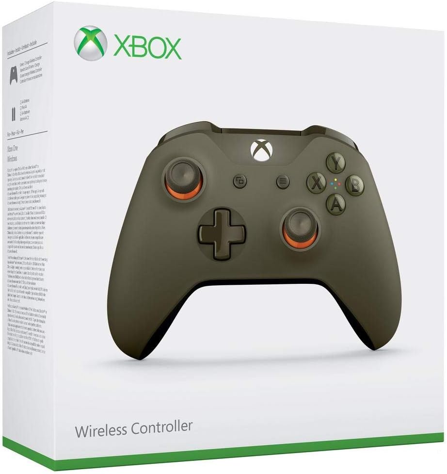 Microsoft - Mando Inalámbrico, Color Verde/Naranja (Xbox One ...