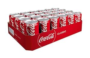24 x pequeñas latas Coca-Cola Classic 0.25L: Amazon.es: Alimentación y ...