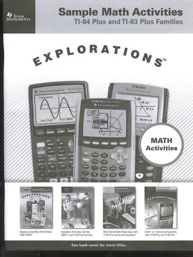 Sample Math Activities for TI-Plus and TI-83 Plus Families Graphic ...