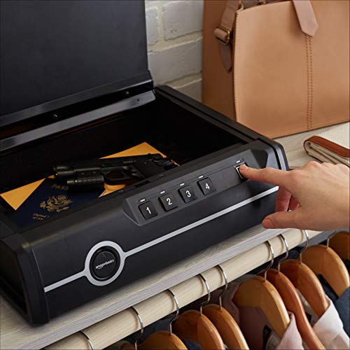 AmazonBasics Deluxe Quick-Access Dual Firearm Safety Device with ...