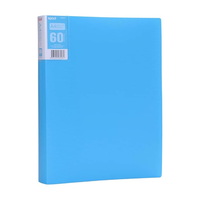 Eagle A4 Presentation Display Book 60 Clear Pockets (Blue): Amazon.co ...
