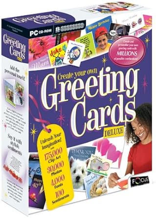 Create your own Greeting Cards Deluxe (PC): Amazon.co.uk: Software