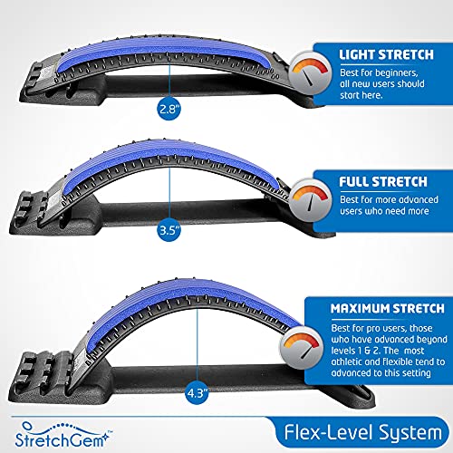 Lumbar Back Stretcher, Orthopedic Support Pain Relief Device, Upper and ...