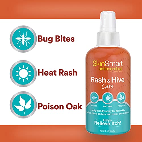 SkinSmart Antimicrobial Rash and Hive Care, 8 oz Spray Bottle | Pricepulse
