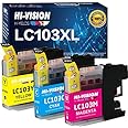 Amazon.com: HI-Vision® 3 Color Packs Compatible LC-103xl Ink Cartridges LC103xl Replacement for ...