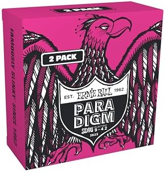 Ernie Ball Super Slinky Paradigm Electric Guitar Strings Amazon Exclusive 2 Pack 9-42 (P03623 ...