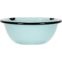 Amazon.com | Red Co. Set of 4 Enamelware Metal Classic 20 oz Round ...