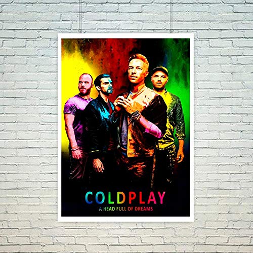Furnish Marts Coldplay Rolled Wall Poster for Office Decor and Room ...