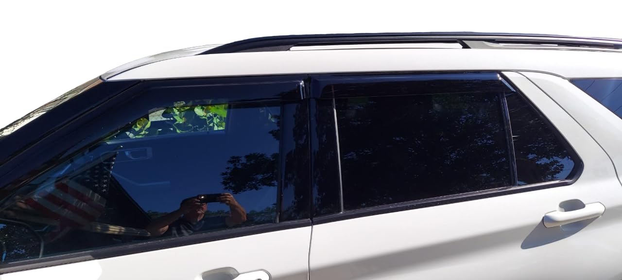 Mua 2020-2025 Tape-On Side Window Visor Deflectors for Ford Explorer ...